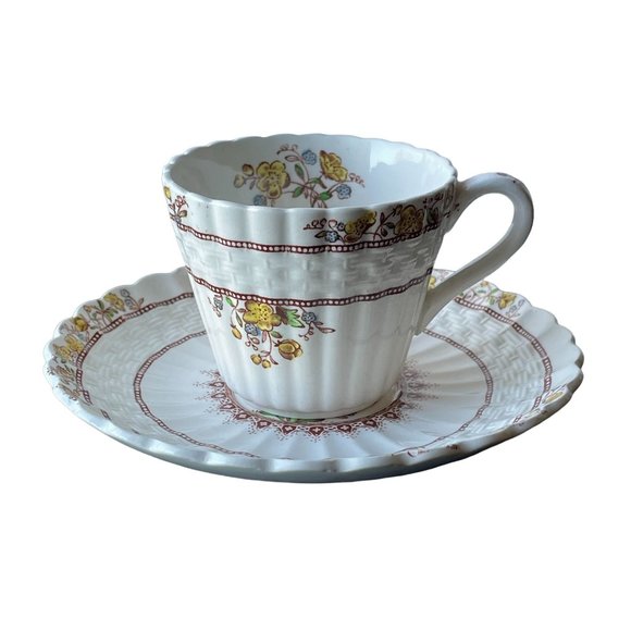 Spode | Dining | Vintage Copeland Spode Buttercup Demitasse Flat Cup Saucer England | Poshmark